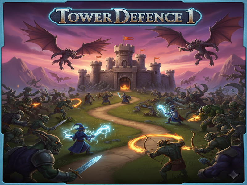 Tower Defence 1 🕹️ Грати в онлайн ігри на SGameS.