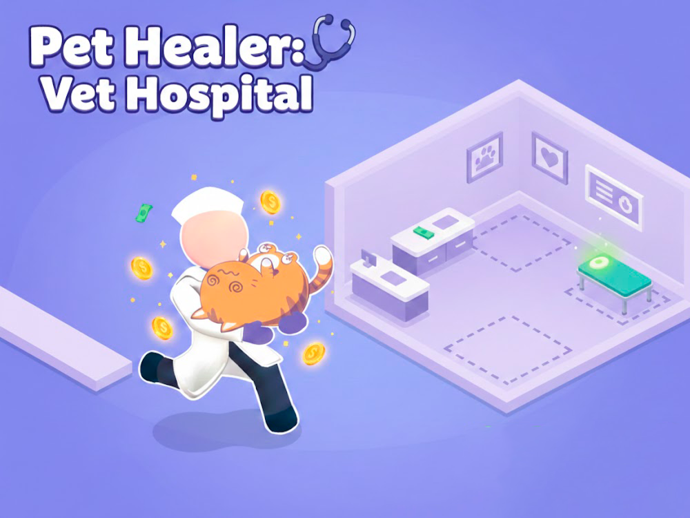 Pet Healer: Vet Hospital 🕹️ Грати в онлайн ігри на SGameS.