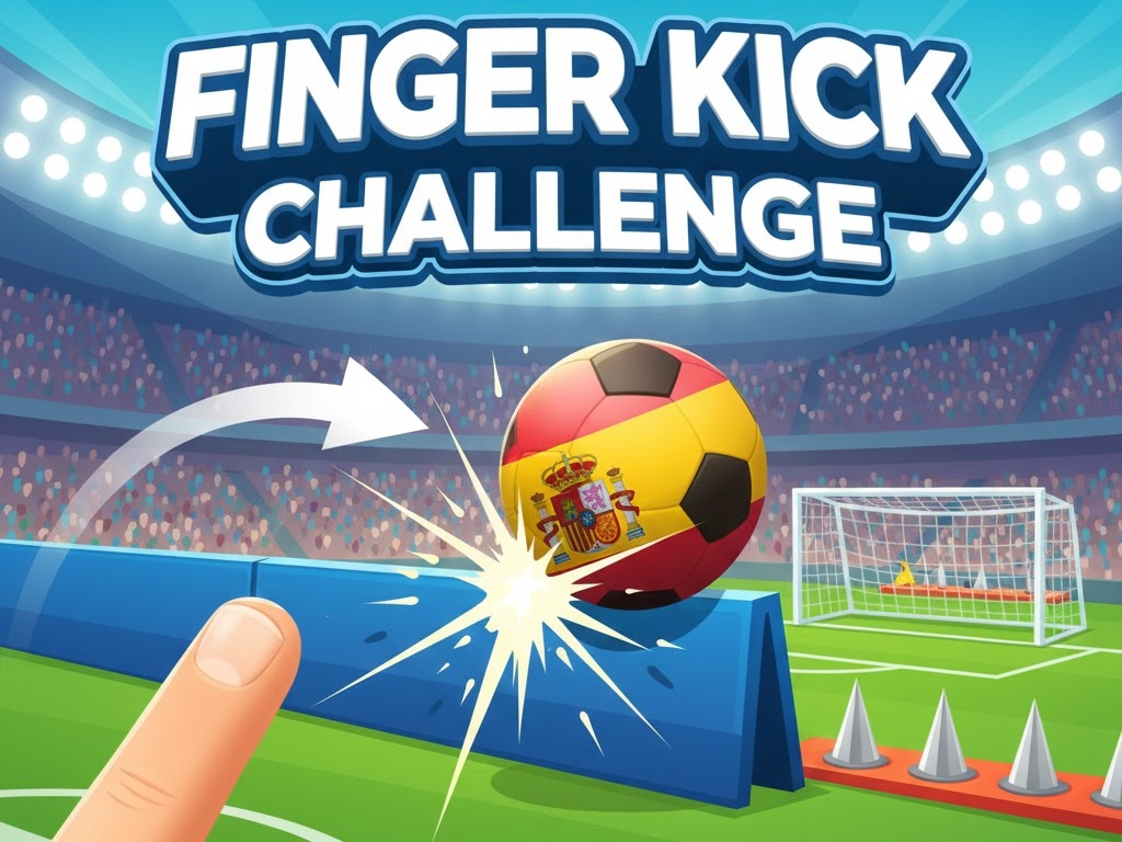Finger Kick Challenge 🕹️ Грати в онлайн ігри на SGameS.