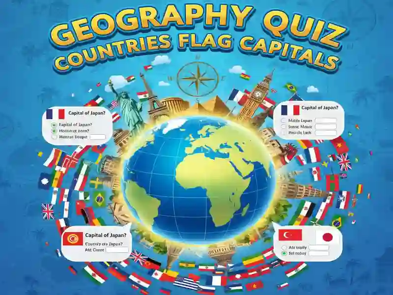Geography Quiz Countries Flag Capitals 🕹️ Грати в онлайн ігри на SGameS