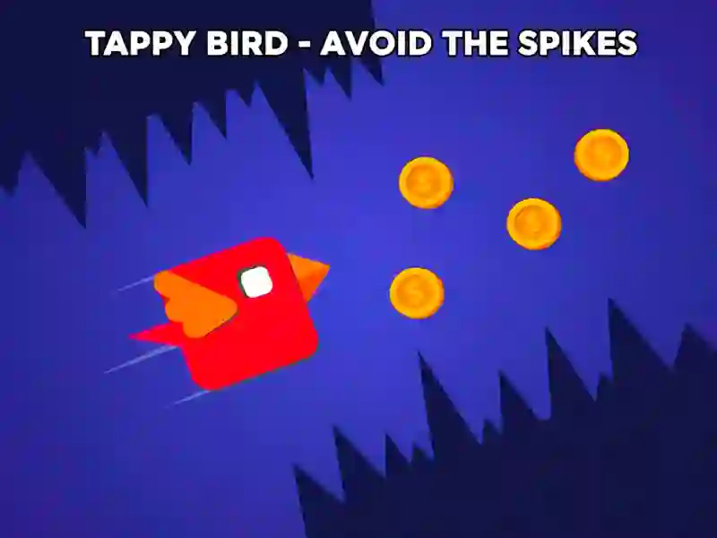 Tappy Bird - Avoid the Spikes 🕹️ Грати в онлайн ігри на SGameS.