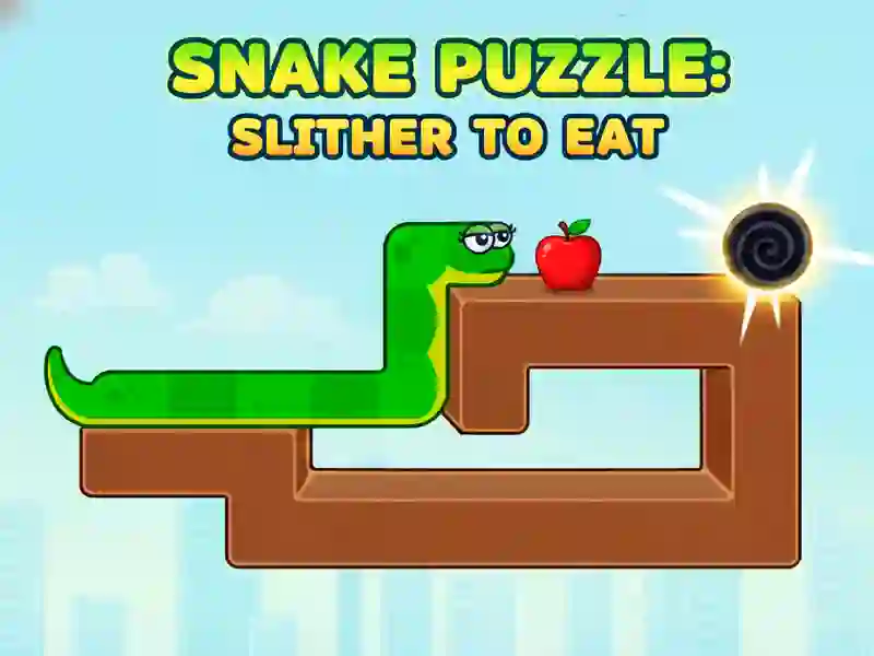 Snake Puzzle: Slither to Eat 🕹️ Грати в онлайн ігри на SGameS.
